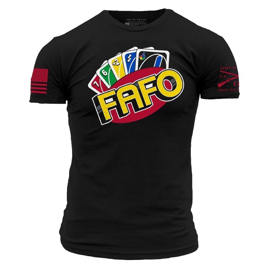 FAFO Wild Card T-Shirt - Black – Grunt Style, LLC