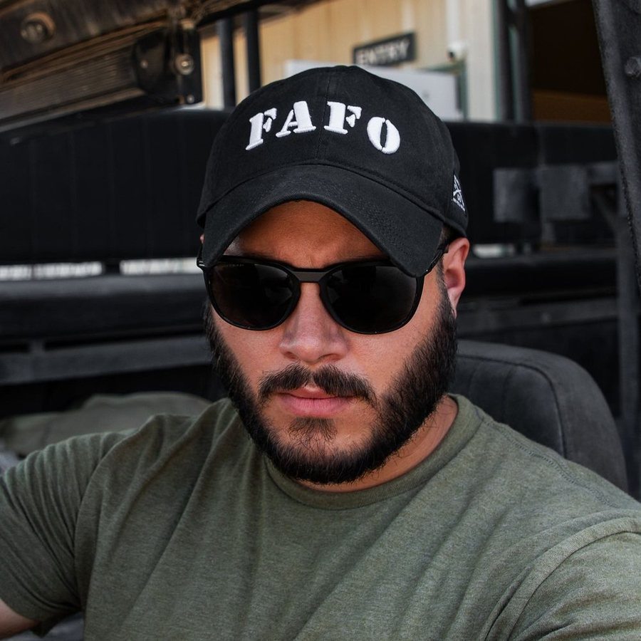 FAFO Dad Hat - Black – Grunt Style, LLC