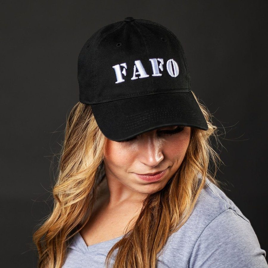 FAFO Dad Hat - Black – Grunt Style, LLC