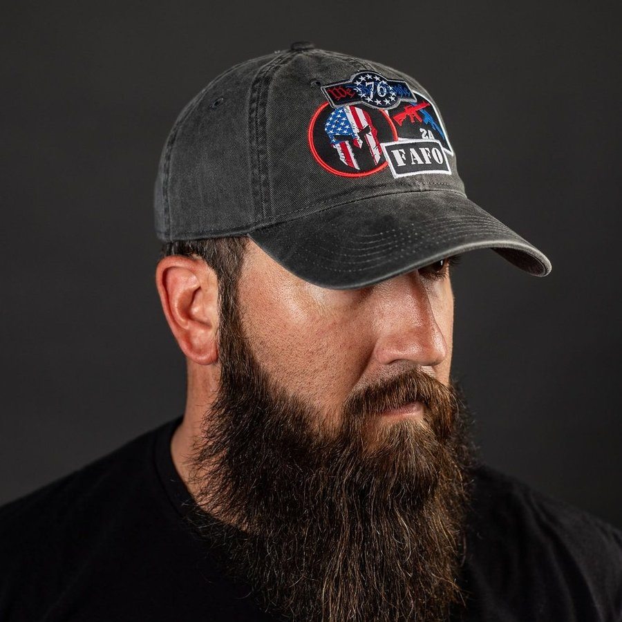 American Patriot Patch Dad Hat – Grunt Style, LLC