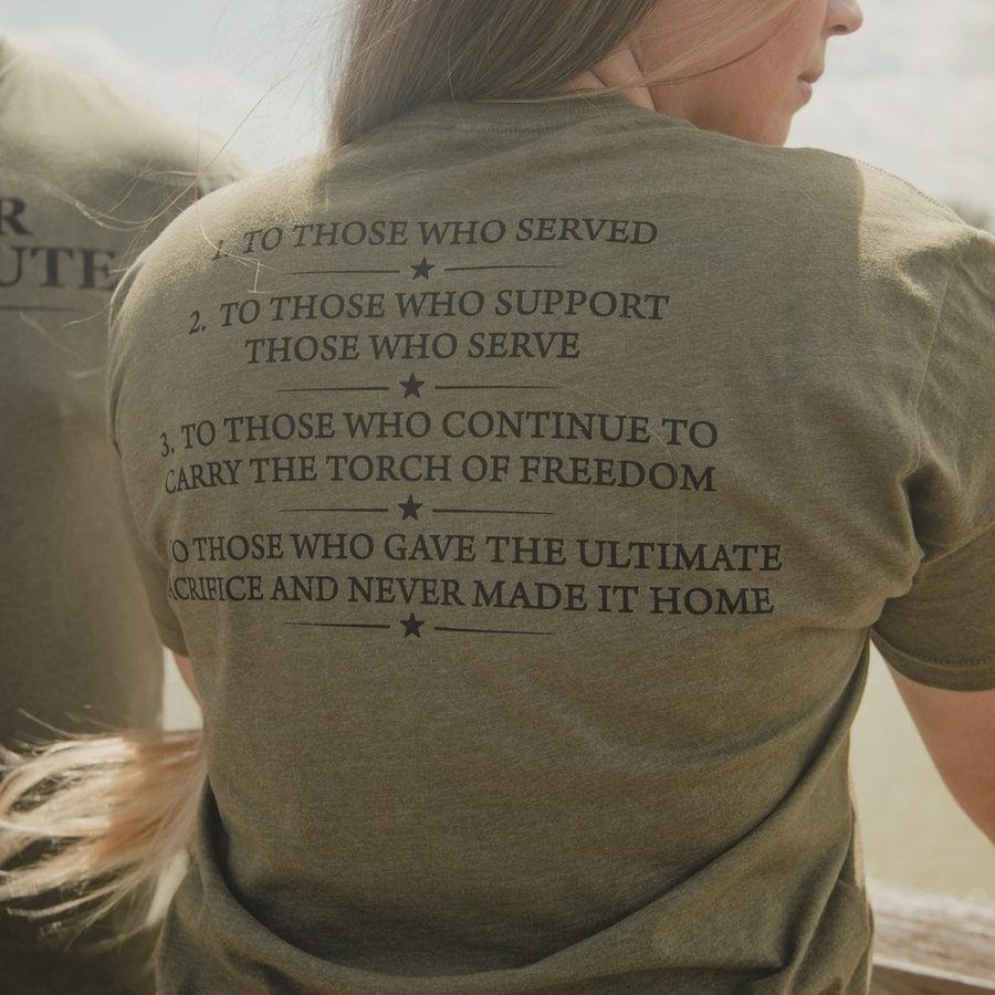 The Four Toast Salute T-Shirt - Military Green – Grunt Style, LLC