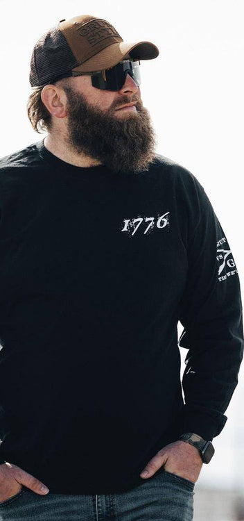 Patriotic Apparel - 1776 Flag Long Sleeve – Grunt Style, LLC
