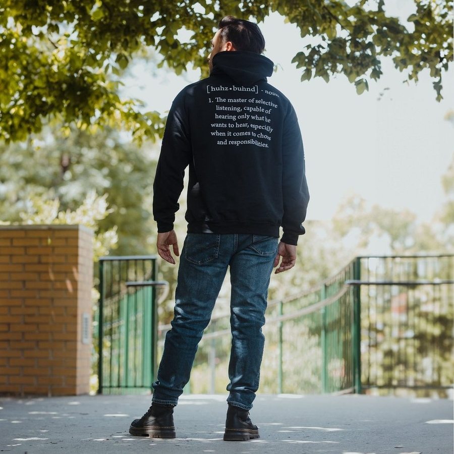 Husband Defined Hoodie - Black – Grunt Style, LLC