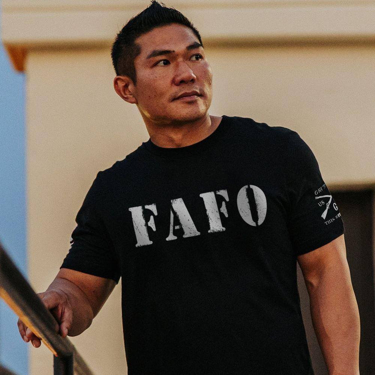 FAFO T-Shirt - Black – Grunt Style, LLC
