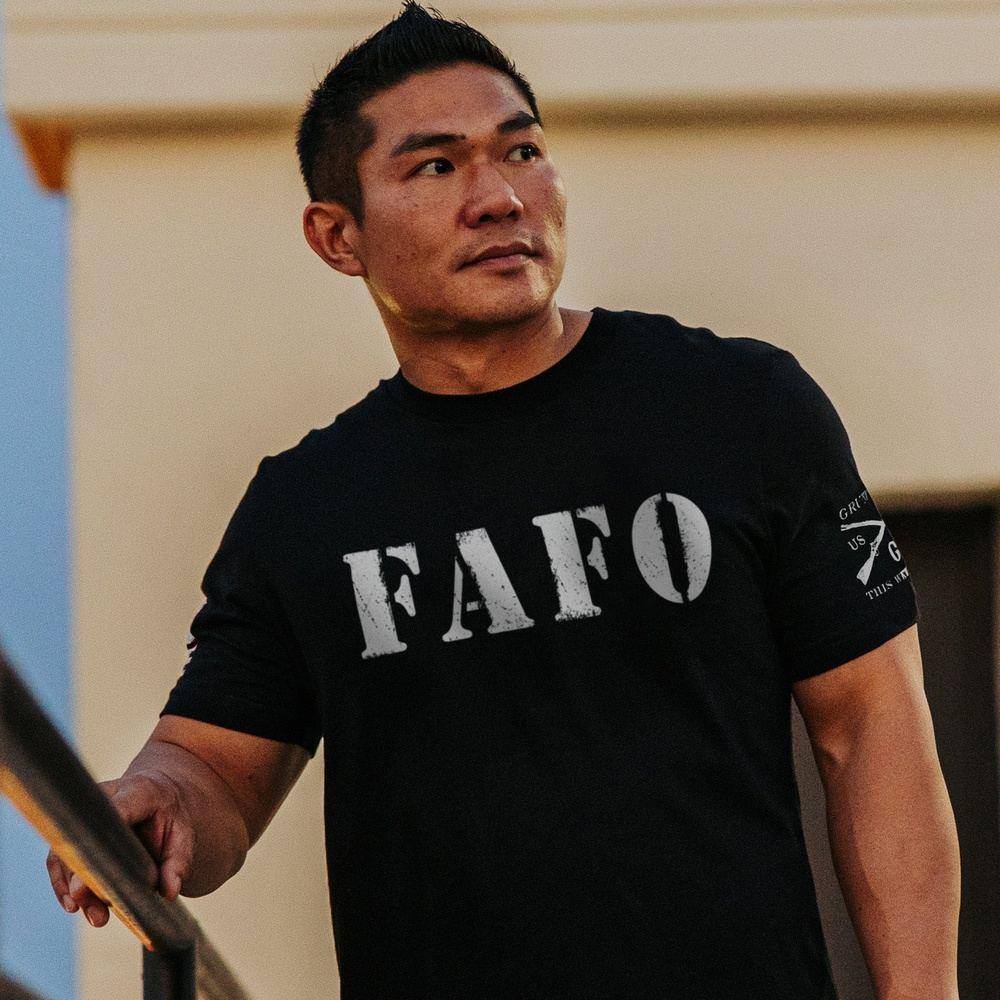FAFO T-Shirt - Black – Grunt Style, LLC