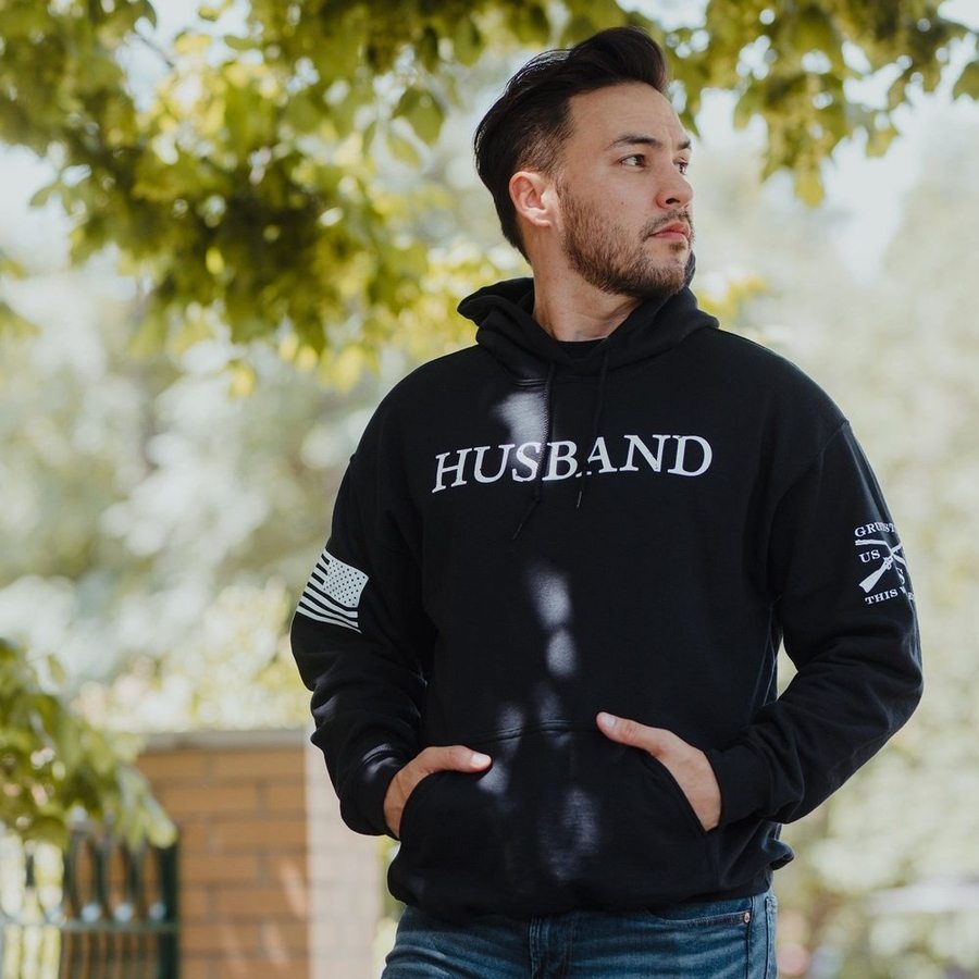 Husband Defined Hoodie - Black – Grunt Style, LLC