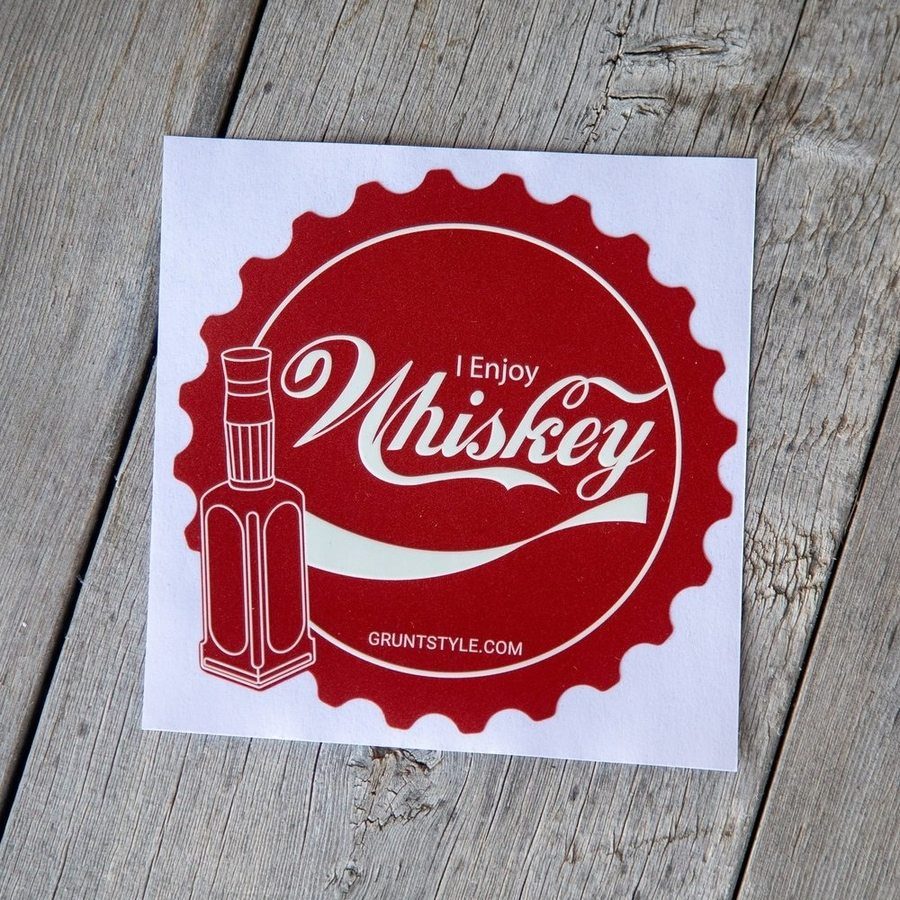 I Enjoy Whiskey Sticker – Grunt Style, LLC