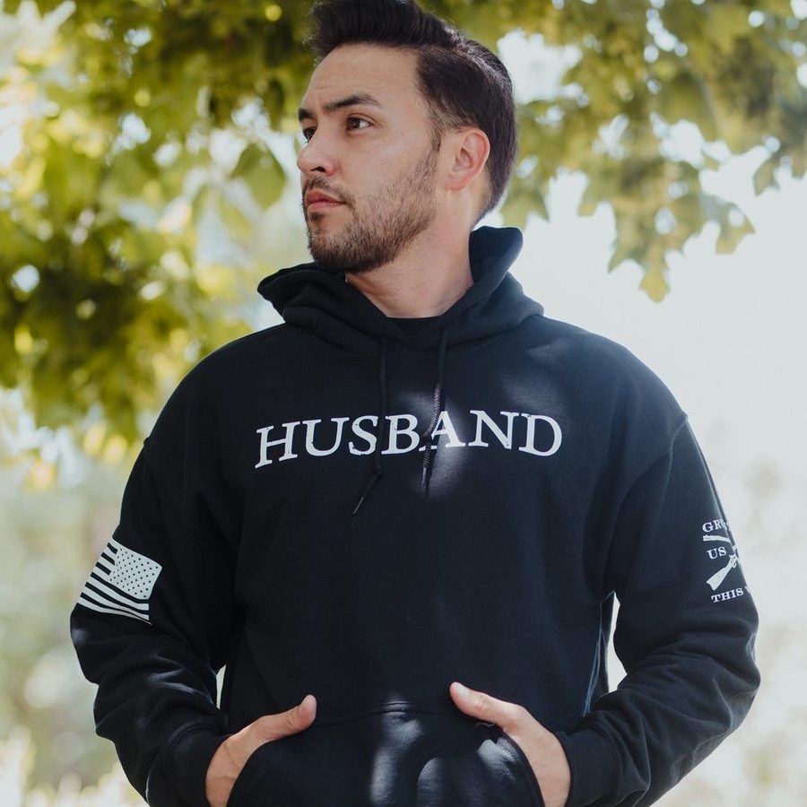 Husband Defined Hoodie - Black – Grunt Style, LLC