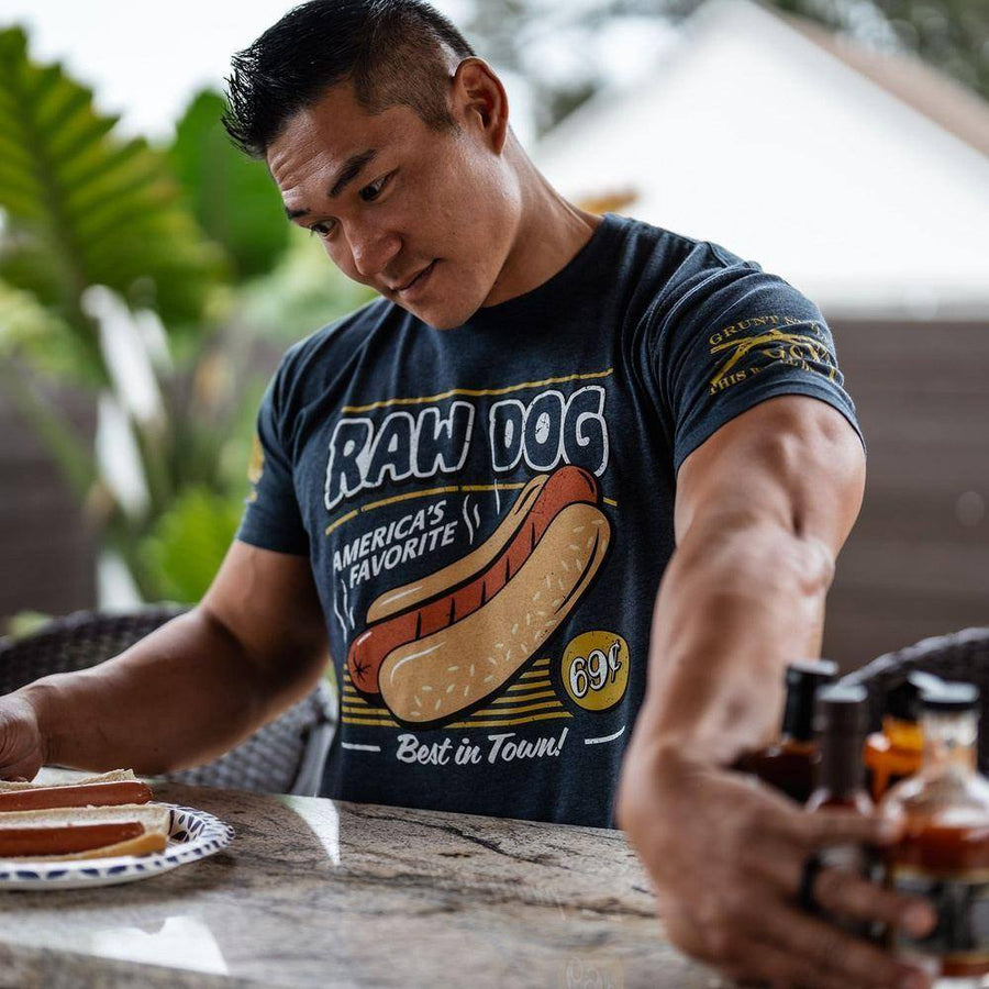 Raw Dog T-Shirt - Midnight Navy – Grunt Style, LLC