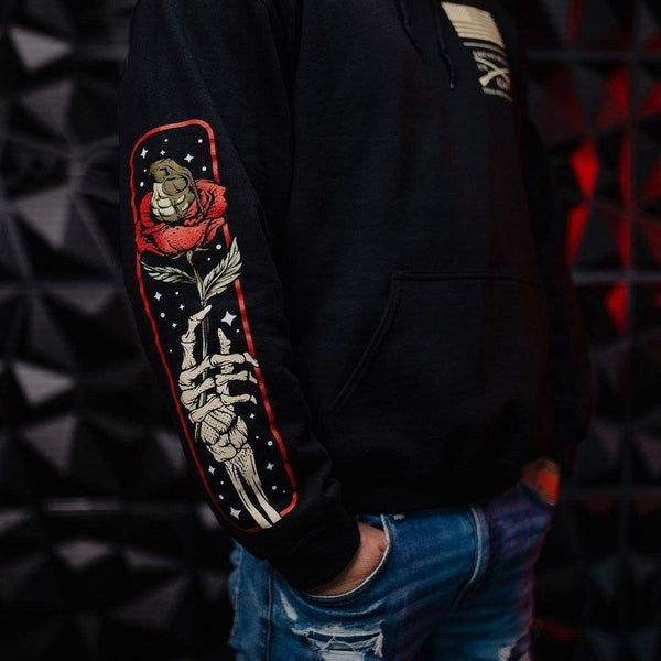 Patriotic Hoodie - Death Rose – Grunt Style, LLC