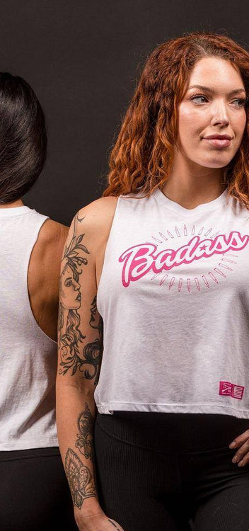 Women's Badass Racerback Tank - Patriotic Workout Clothes – Grunt Style ...