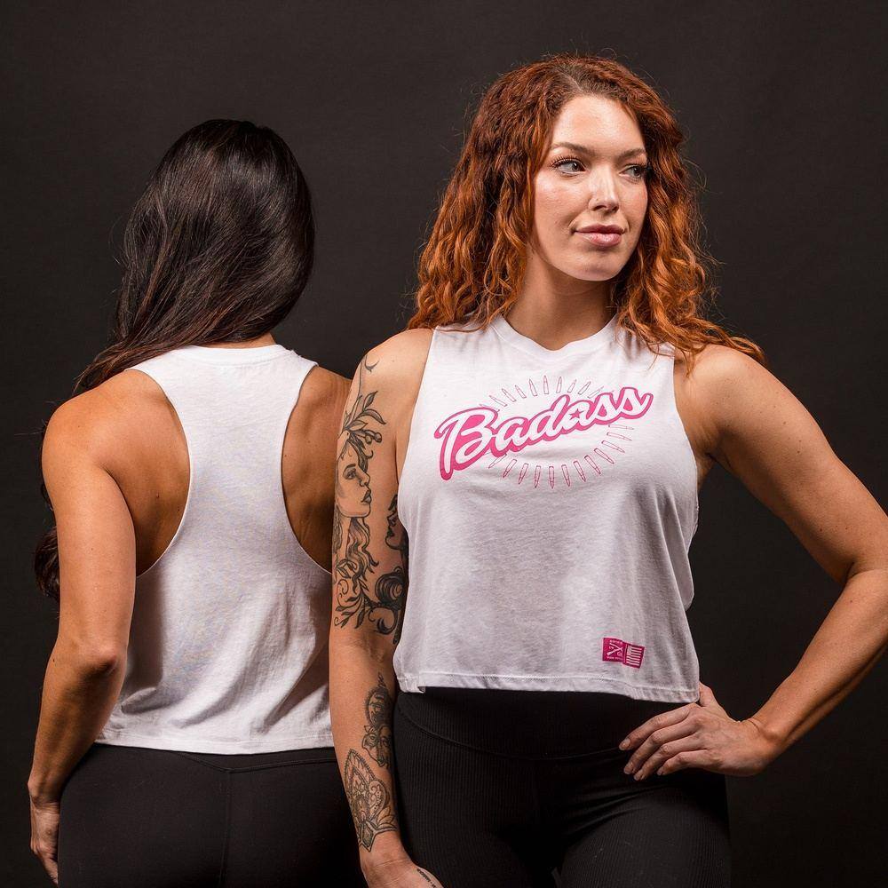 Women's Badass Racerback Tank - Patriotic Workout Clothes – Grunt Style ...