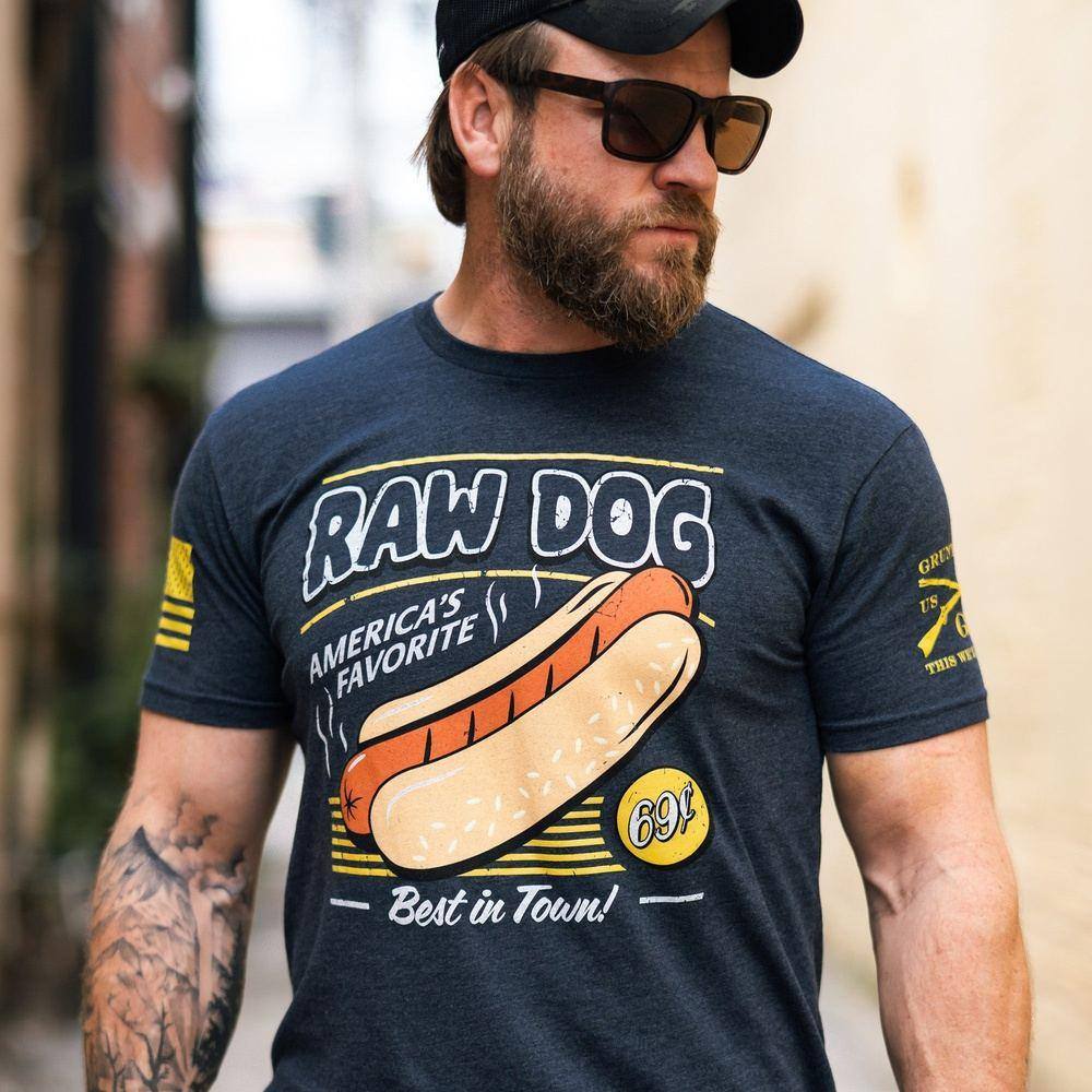 Raw Dog T-Shirt - Midnight Navy – Grunt Style, LLC