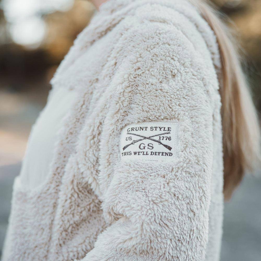 Women's Standard Issue Sherpa Fleece - Desert Sand – Grunt Style, LLC
