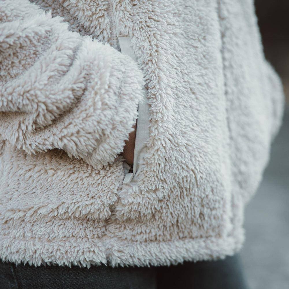 Women's Standard Issue Sherpa Fleece - Desert Sand – Grunt Style, LLC