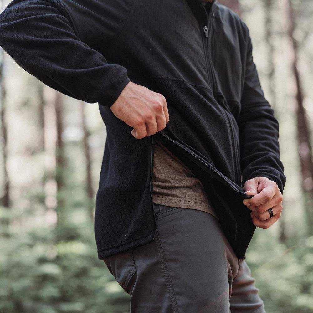 Ripstop Hybrid Full-Zip Fleece Jackets – Grunt Style, LLC