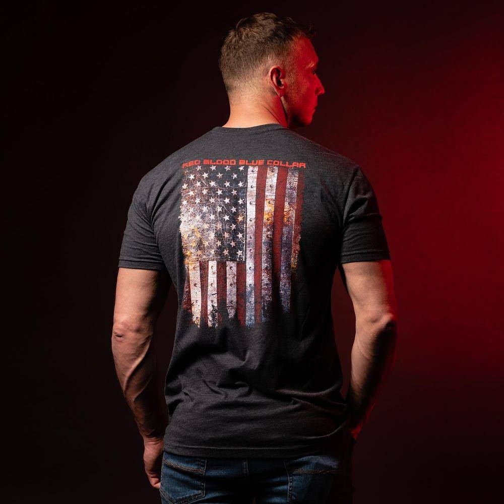 Red Blood Blue Collar™ T-Shirt – Grunt Style, LLC