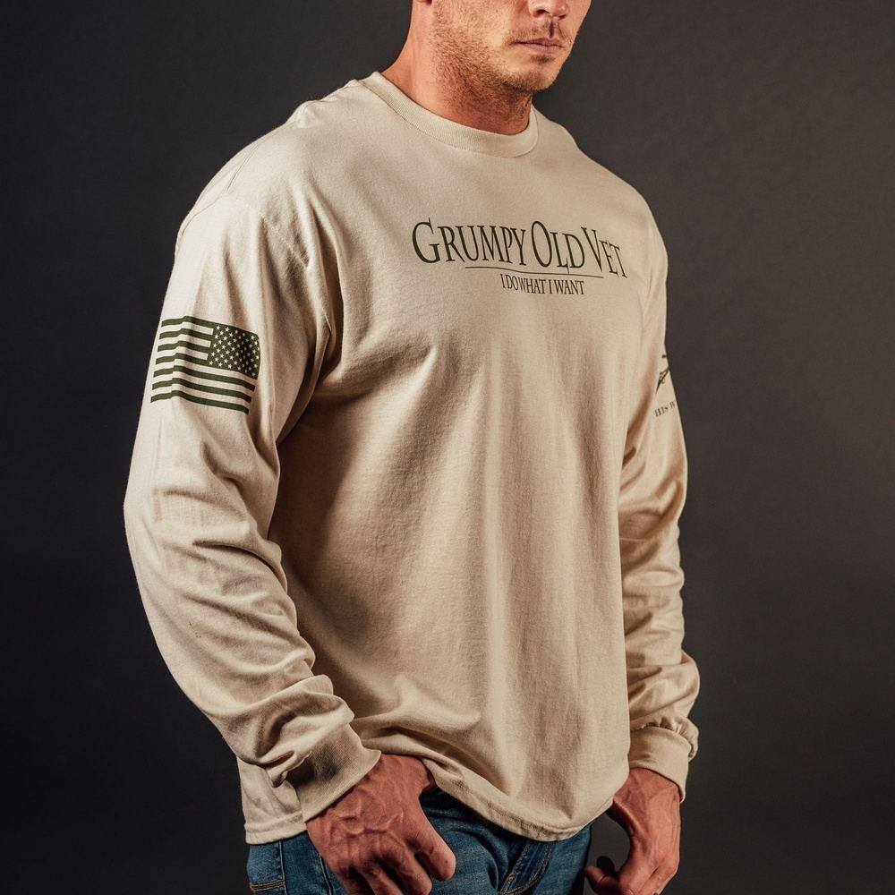 Veteran Apparel - Grumpy Old Vet Long Sleeve – Grunt Style, LLC