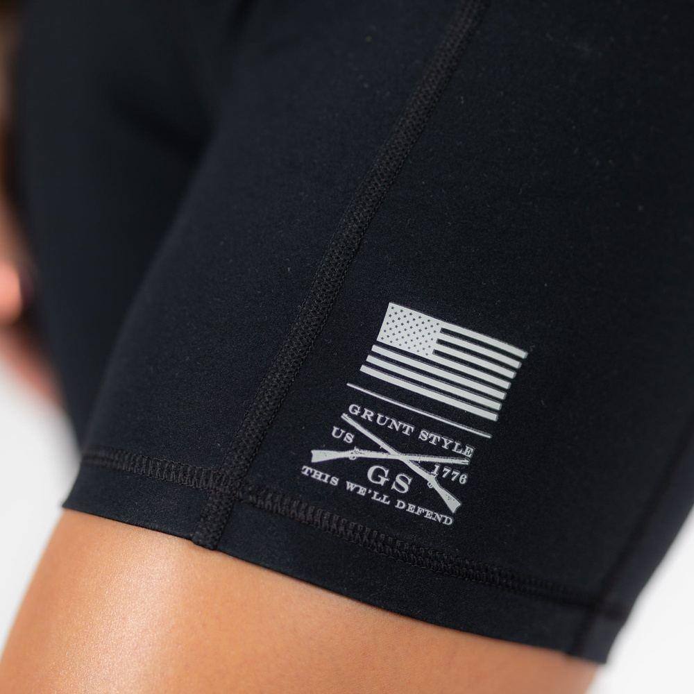 Women's Biker Short - Black – Grunt Style, LLC