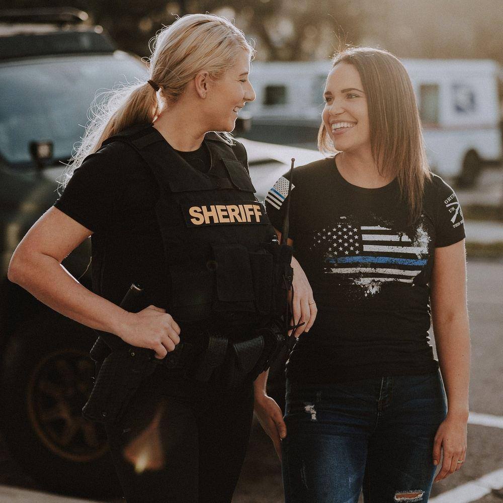 Women's Blue Line USA Shirts – Grunt Style, LLC