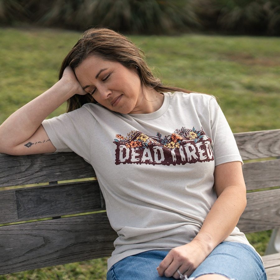 Women's Dead Tired Boyfriend Fit T-Shirt - Sand – Grunt Style, LLC