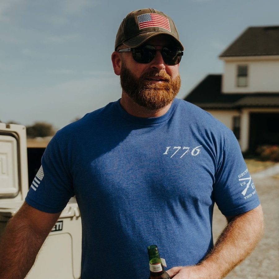 1776 Flag T-Shirt - Royal – Grunt Style, LLC