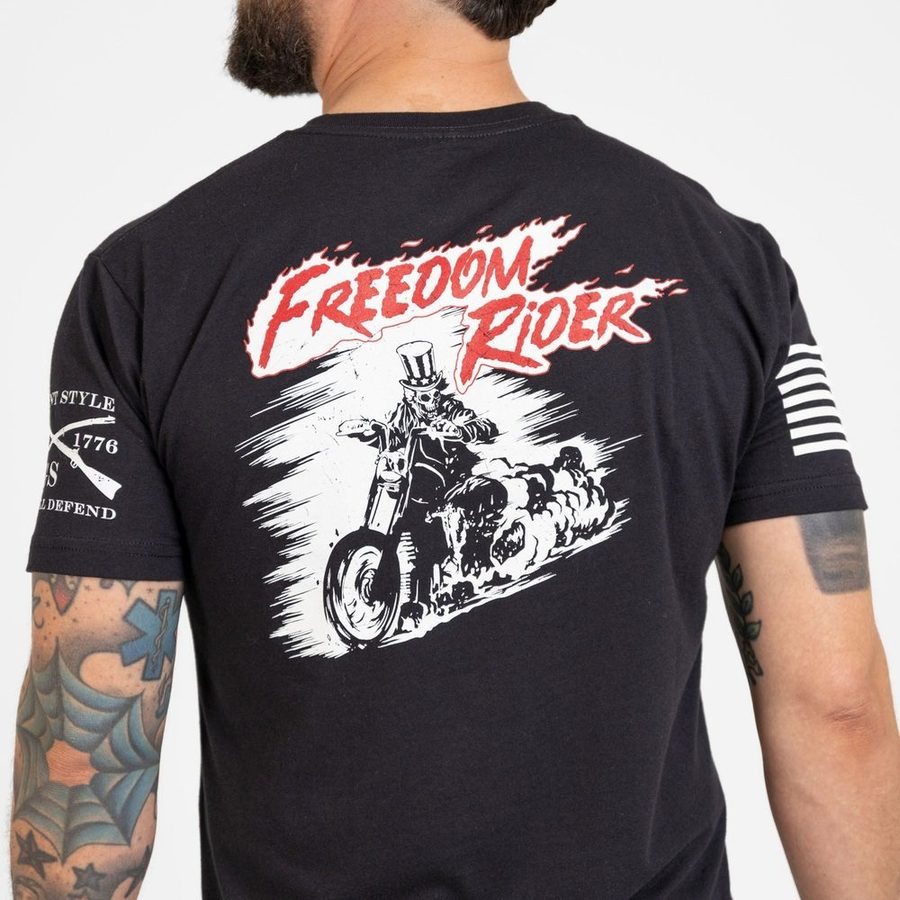 Freedom Rider T-Shirt - Black – Grunt Style, LLC