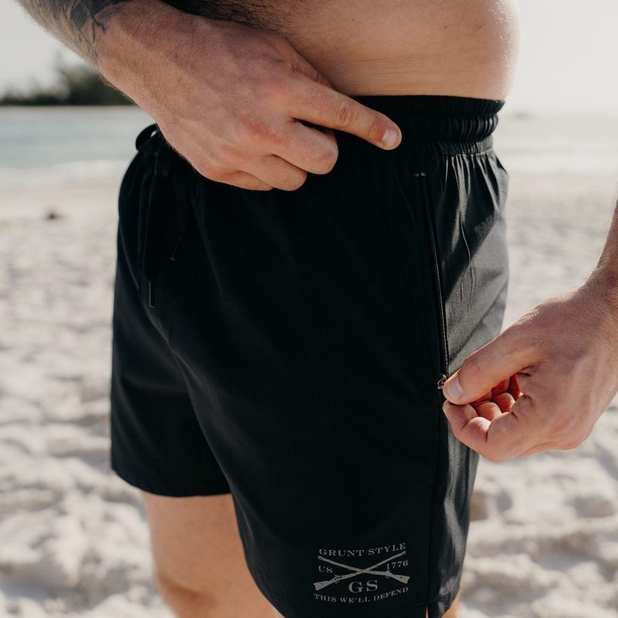Grunt Short 5" Inseam - Black – Grunt Style, LLC
