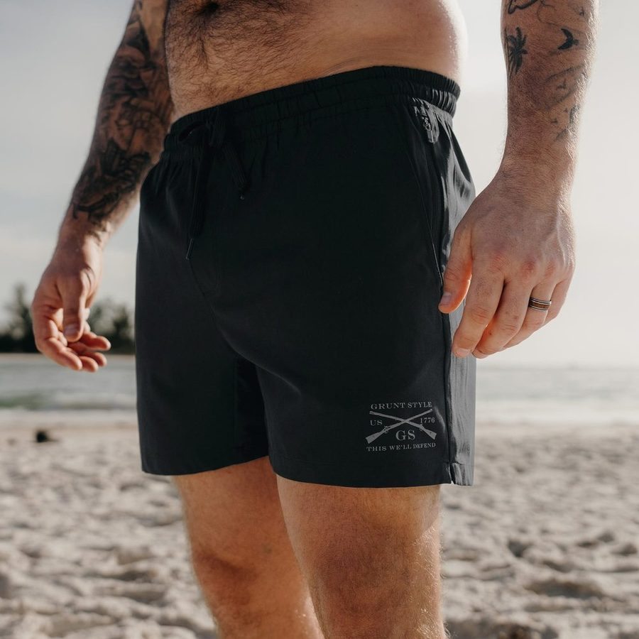 Grunt Short 5" Inseam - Black – Grunt Style, LLC