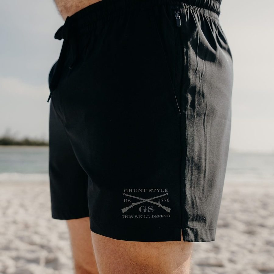 Grunt Short 5" Inseam - Black – Grunt Style, LLC