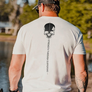 Strength Through Suffering T-Shirt - White – Grunt Style, LLC