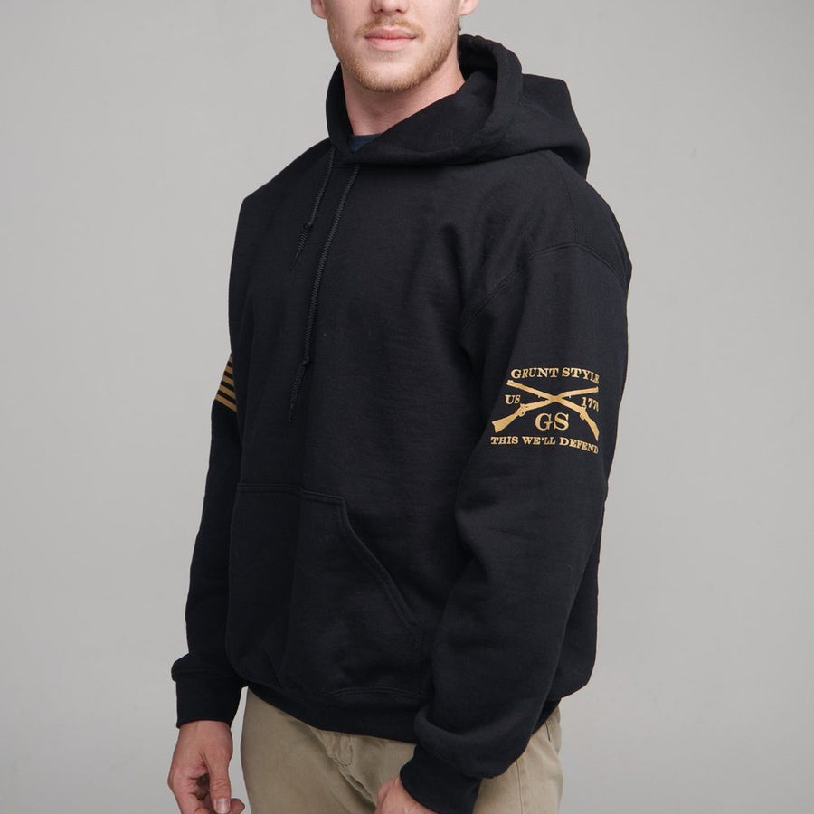 Basic Hoodie - Black – Grunt Style, LLC