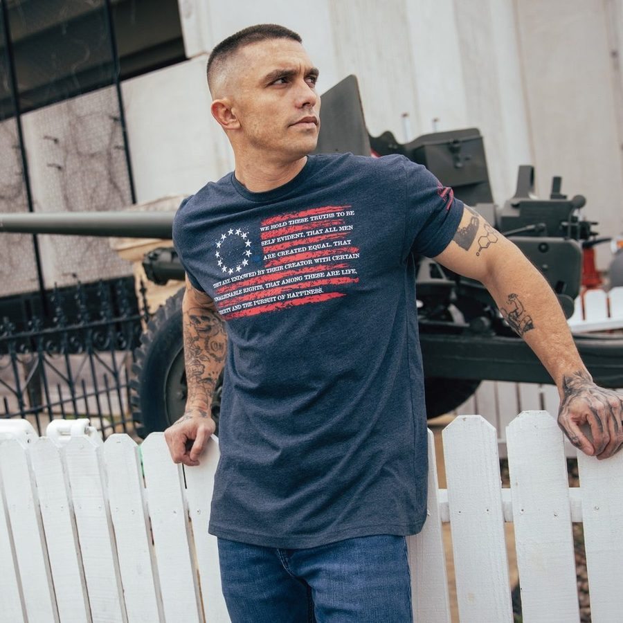 Declaration T-Shirt - Midnight Navy – Grunt Style, LLC