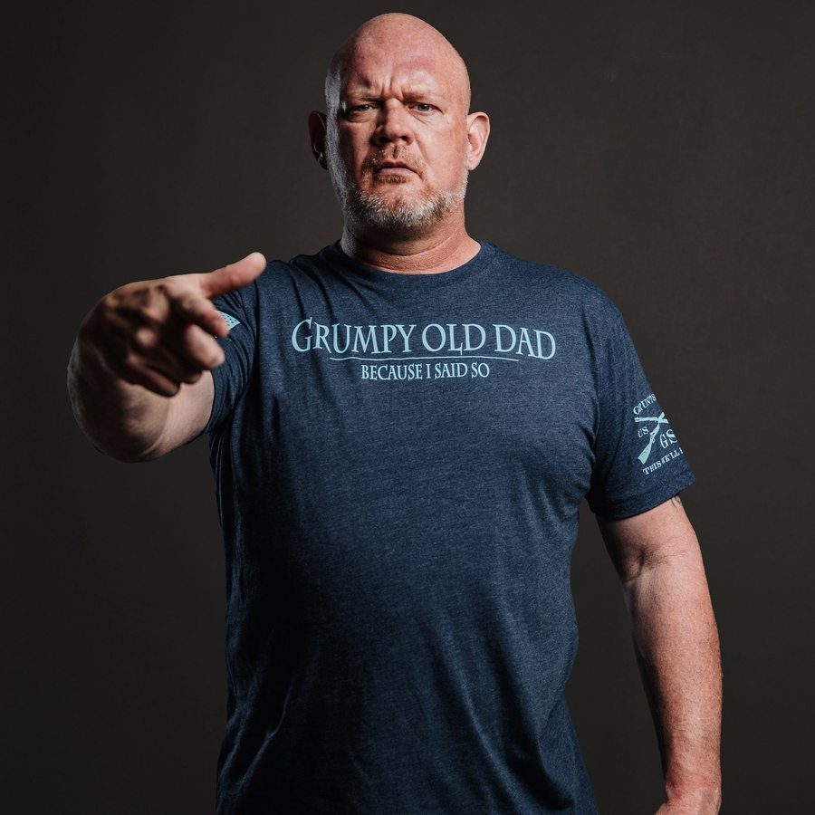 Grumpy Old Dad T-Shirt - Midnight Navy – Grunt Style, LLC
