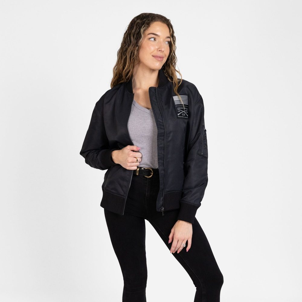 Women's Stealth Bomber Jacket - Black – Grunt Style, LLC