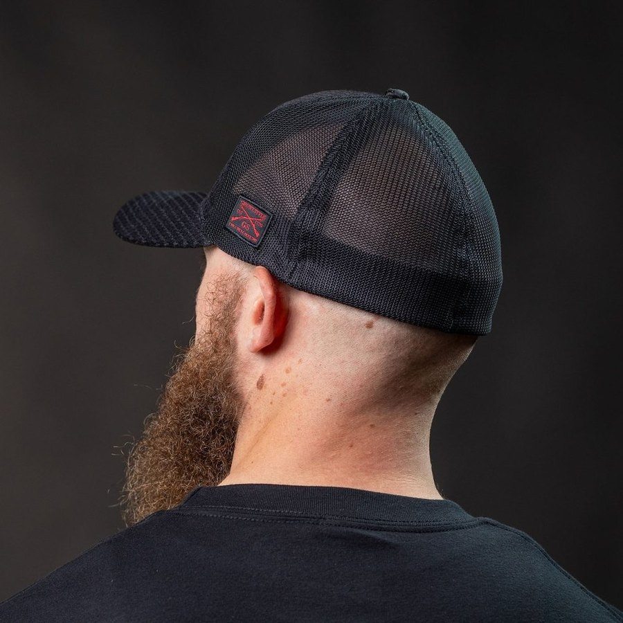 Red Blood Blue Collar® Stretch Fit Hat - Black – Grunt Style, LLC