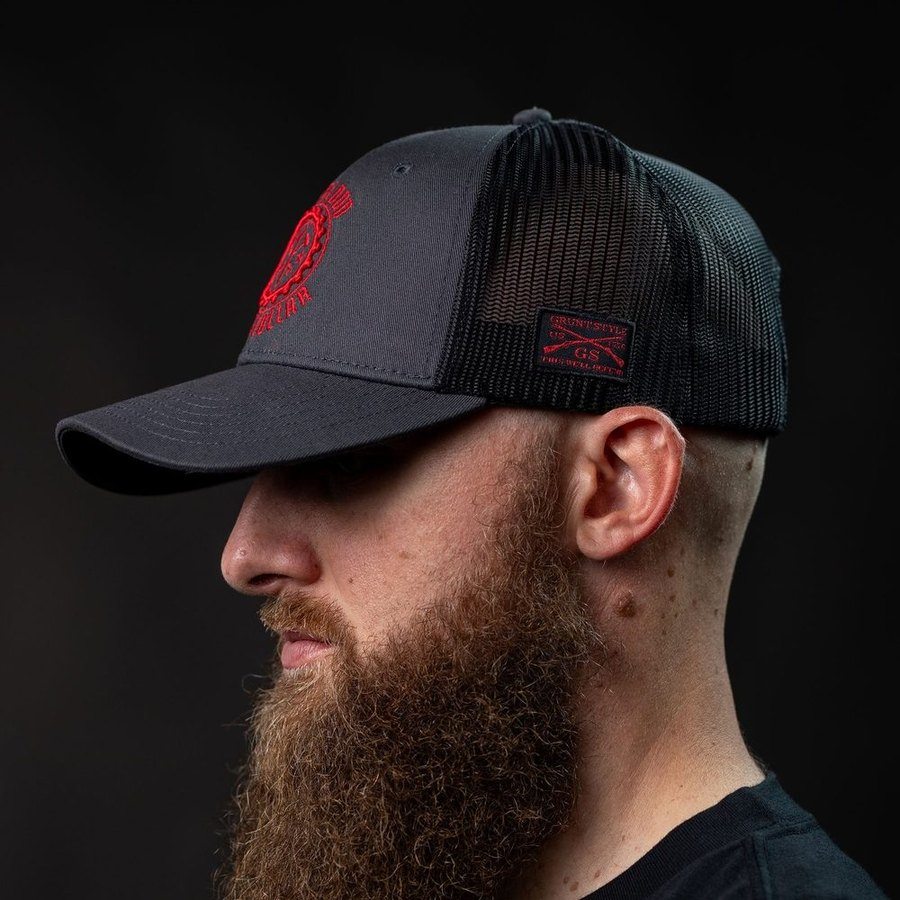 Red Blood Blue Collar® Hat – Grunt Style, LLC