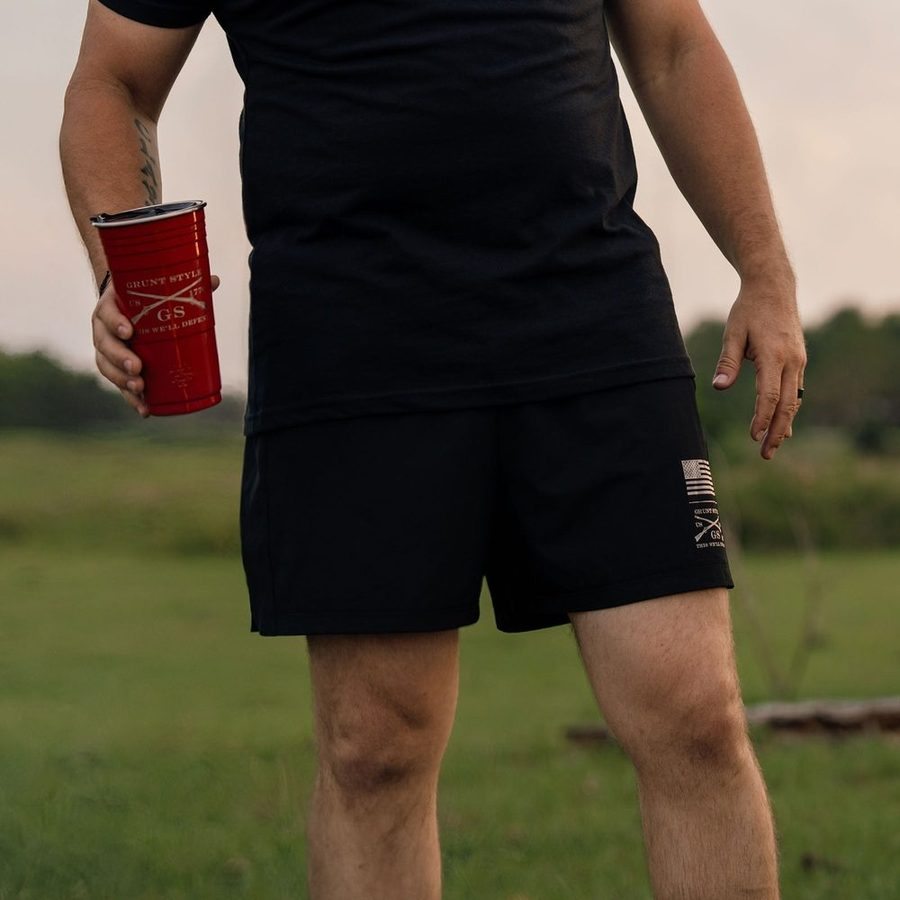 Men's All-Day Short - Heather Black – Grunt Style, LLC