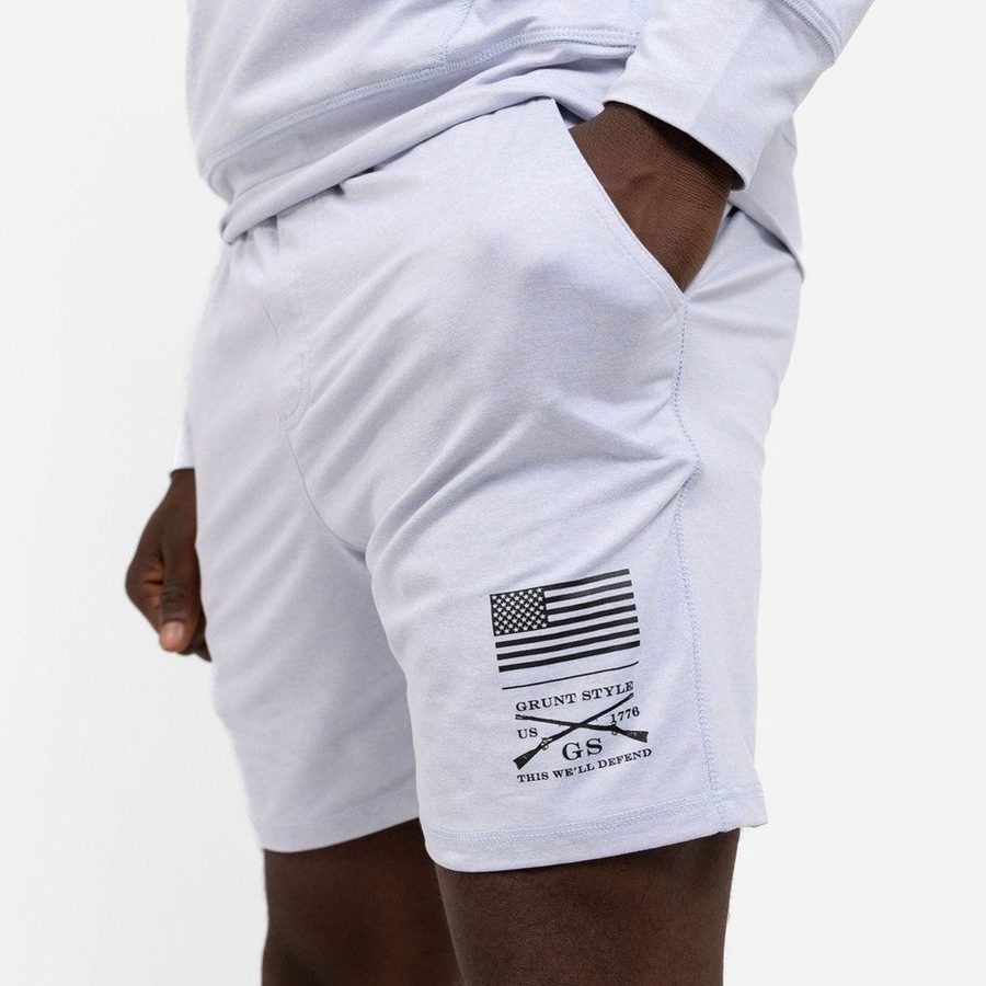 Men's All-Day Short - Heather Gray – Grunt Style, LLC