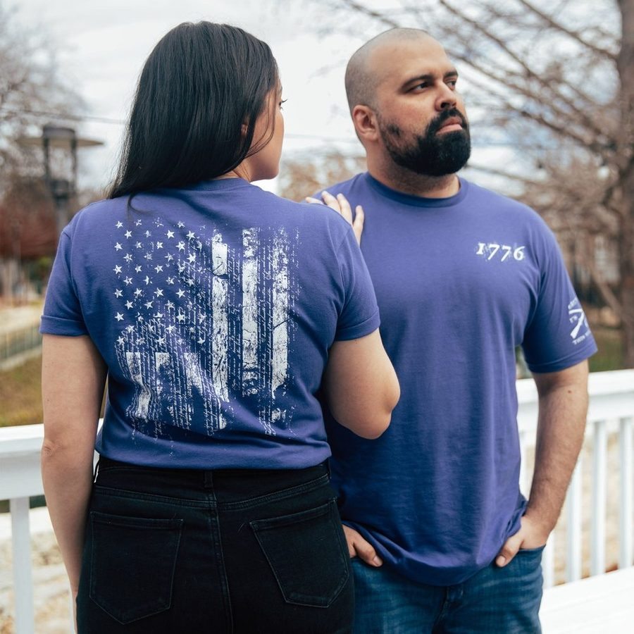 1776 Flag T-Shirt - Future Dusk – Grunt Style, LLC