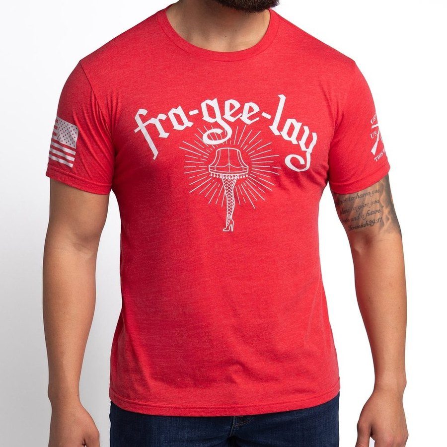 Fra-gee-lay T-Shirt - Red – Grunt Style, LLC