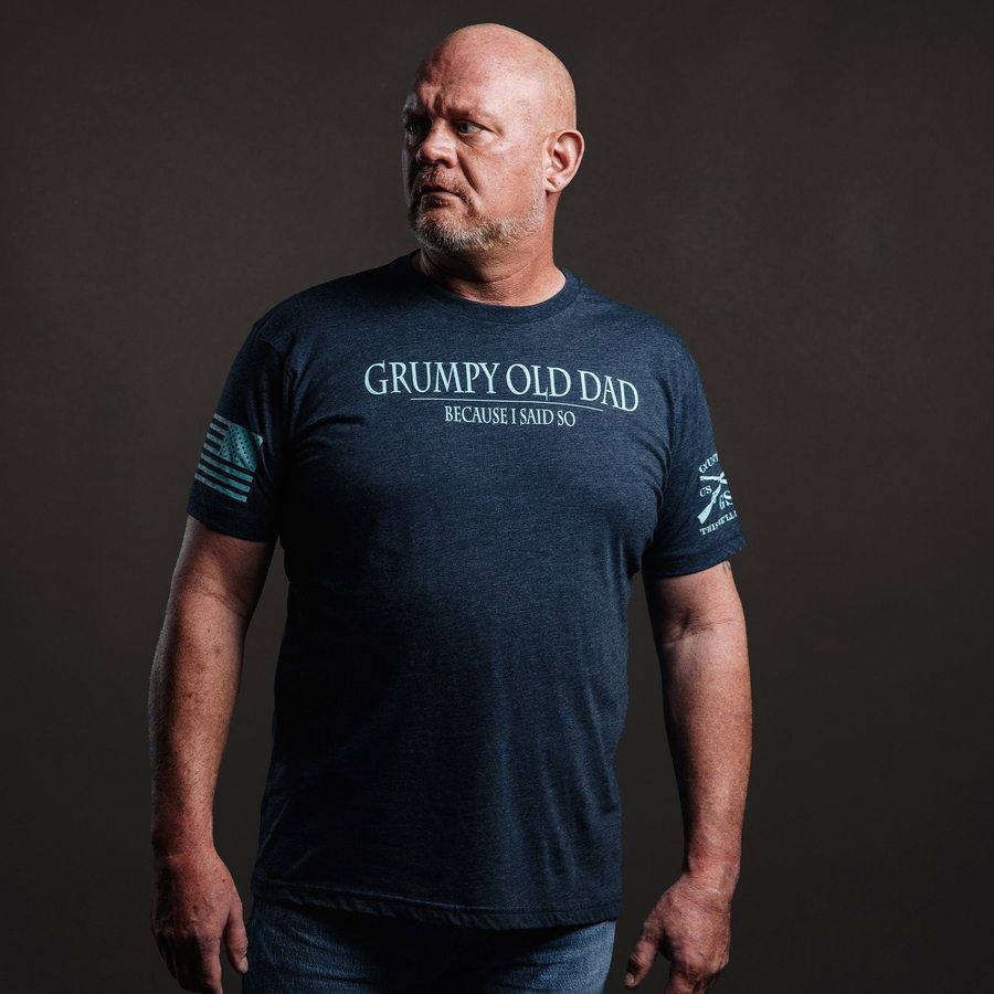 Grumpy Old Dad T-Shirt - Midnight Navy – Grunt Style, LLC