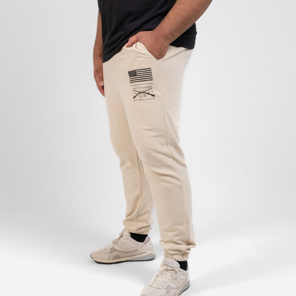 Basic Sweat Pant - Sand – Grunt Style, LLC