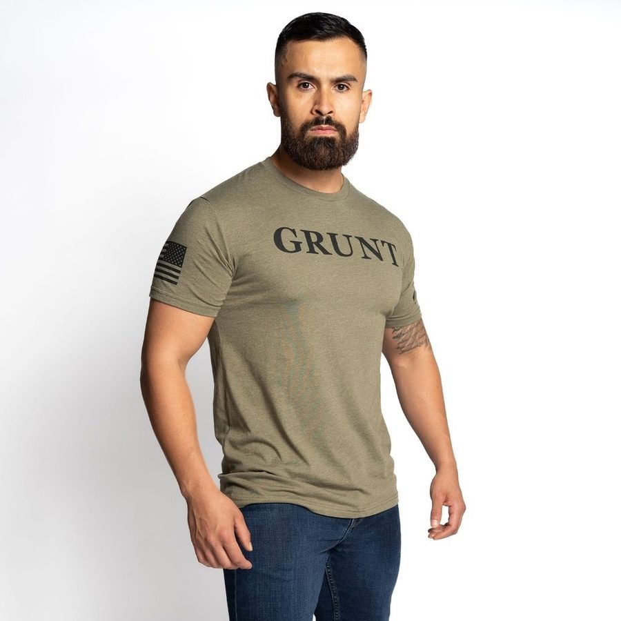 Grunt Defined T-Shirt - Military Green – Grunt Style, LLC