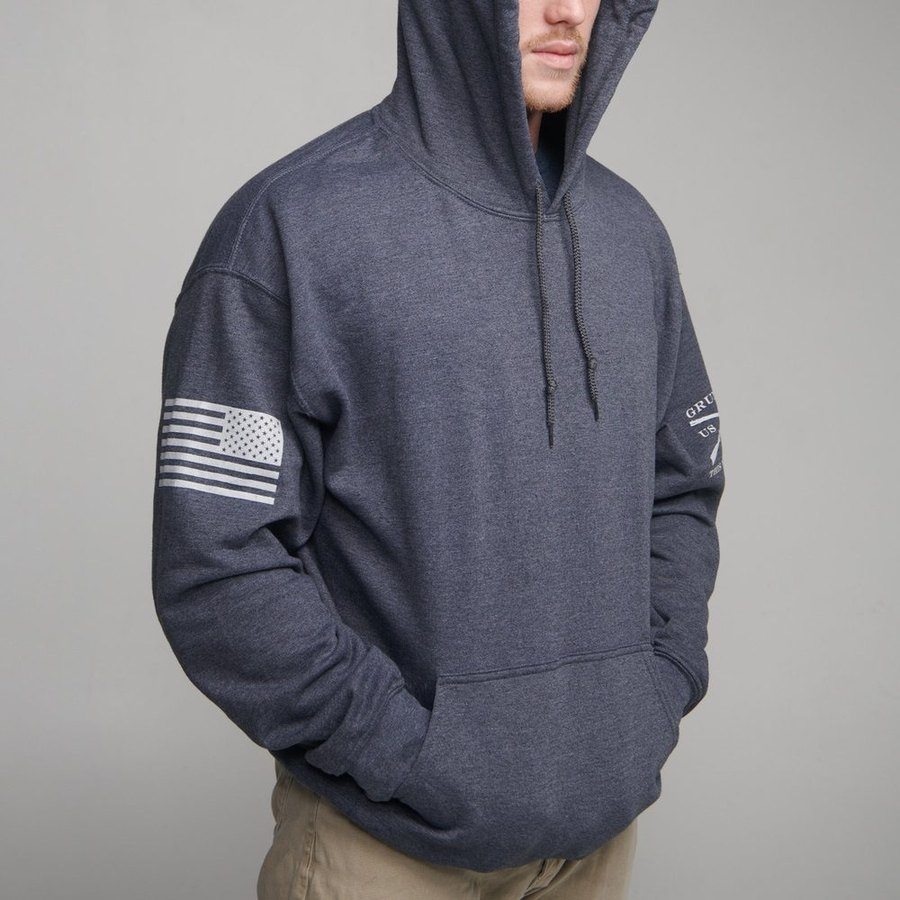 Basic Hoodie - Dark Heather Gray – Grunt Style, LLC