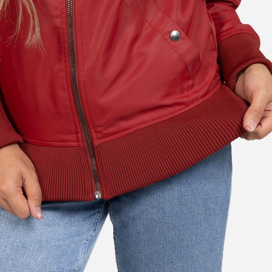 Women's Stealth Bomber Jacket - Red Plum – Grunt Style, LLC