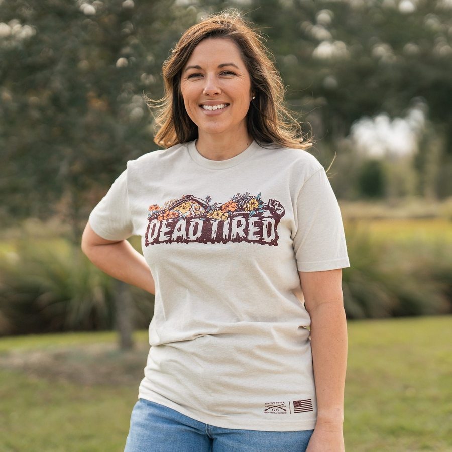 Women's Dead Tired Boyfriend Fit T-Shirt - Sand – Grunt Style, LLC