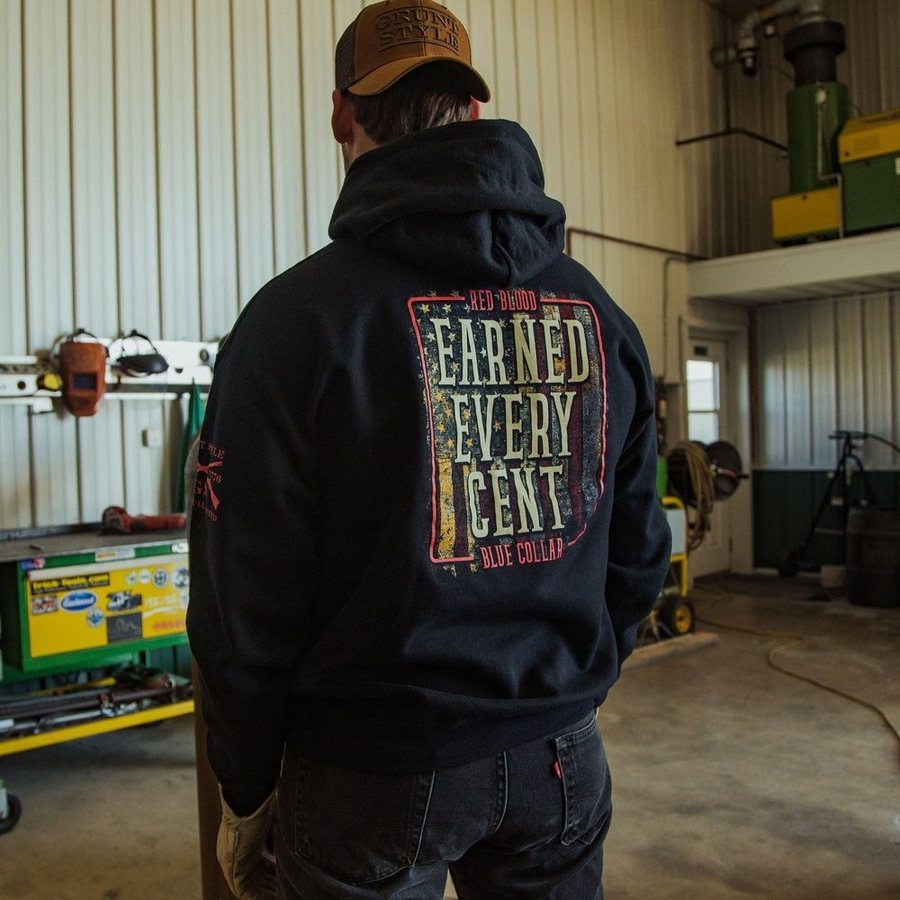 Every Cent Hoodie - Black – Grunt Style, LLC