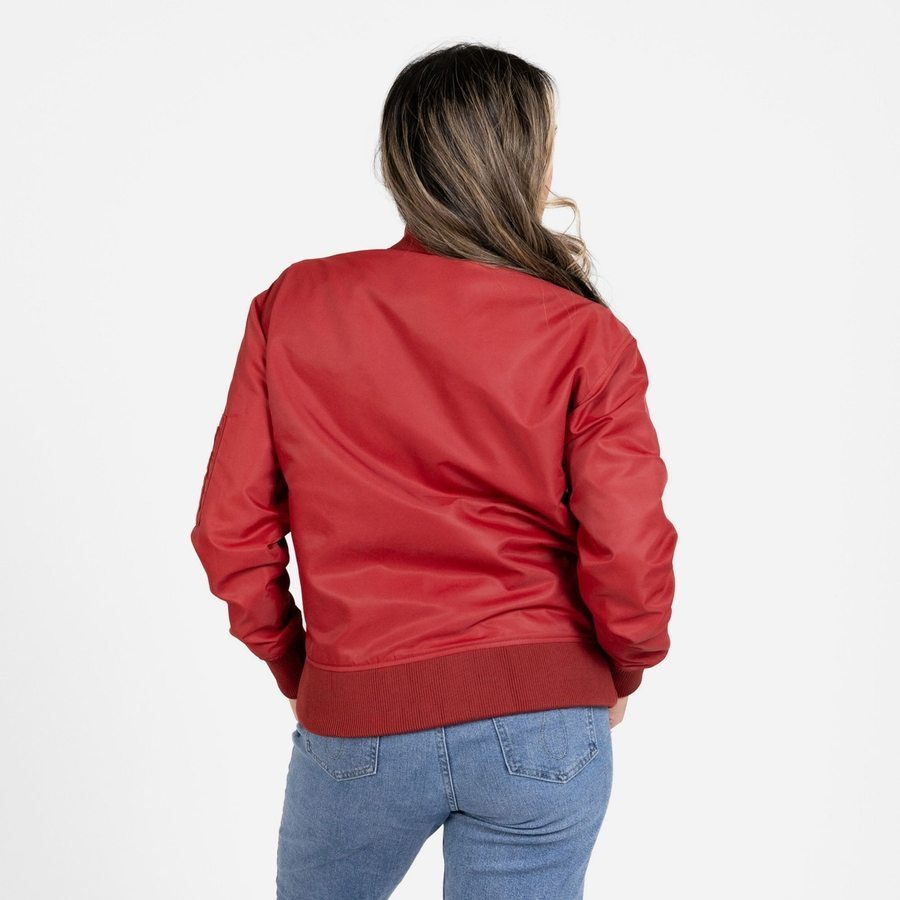 Women's Stealth Bomber Jacket - Red Plum – Grunt Style, LLC