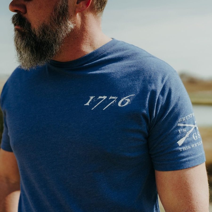 1776 Flag T-Shirt - Royal – Grunt Style, LLC